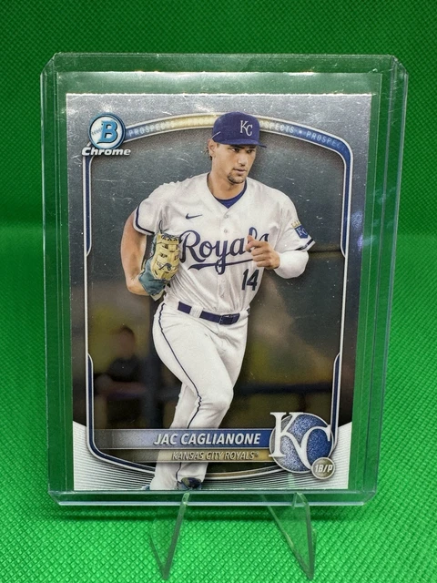 2025 BOWMAN JAC Caglianone Chrome Prospects #BCP-103 Kansas City Royals $5.06 - PicClick AU